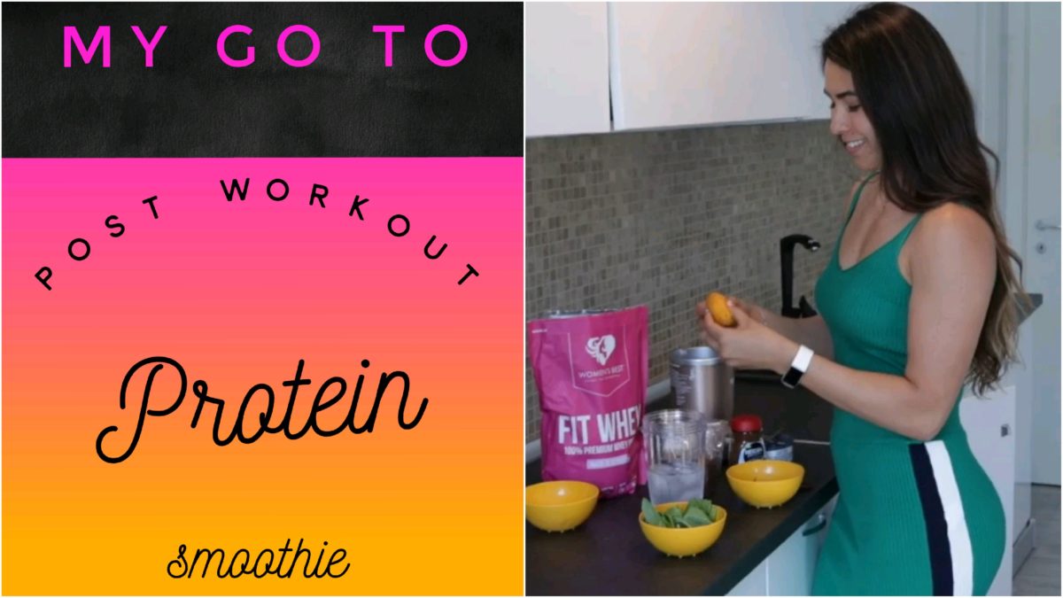 Post Workout Protein Shake under 300 Cals Just Get Fit